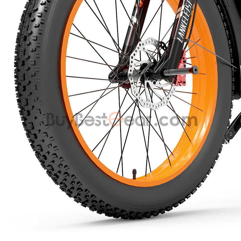 Lankeleisi MG600 Plus 1000W Bafang Motor 26" Fat Bike All Terrain SUV ...
